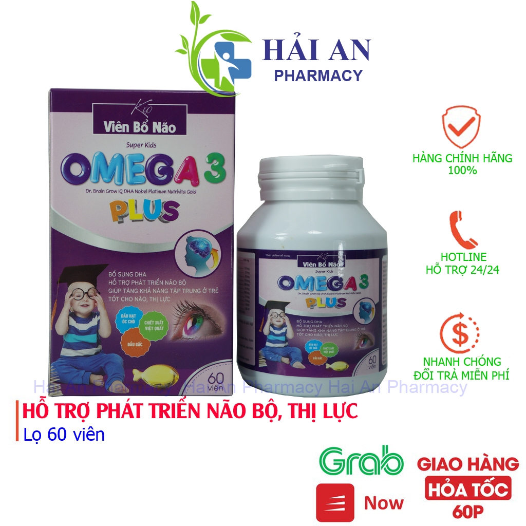 Omega 3 plus brain supplement supplements DHA, supports brain ...