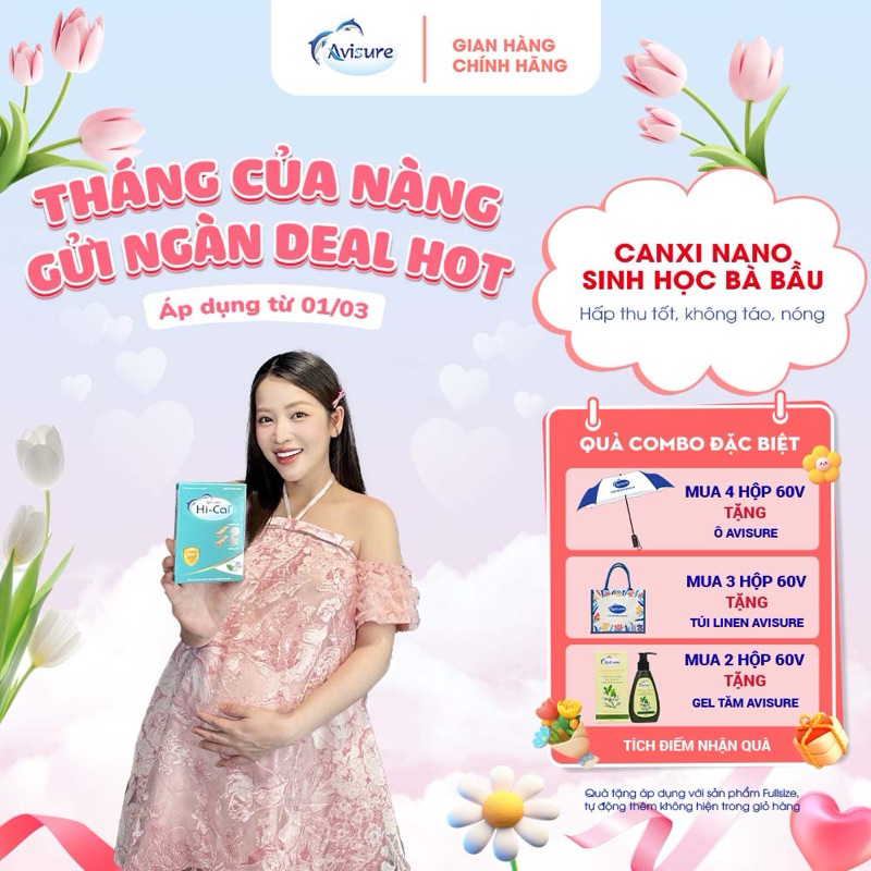 Calcium for pregnant women Avisure Hical biological nano calcium Box of ...