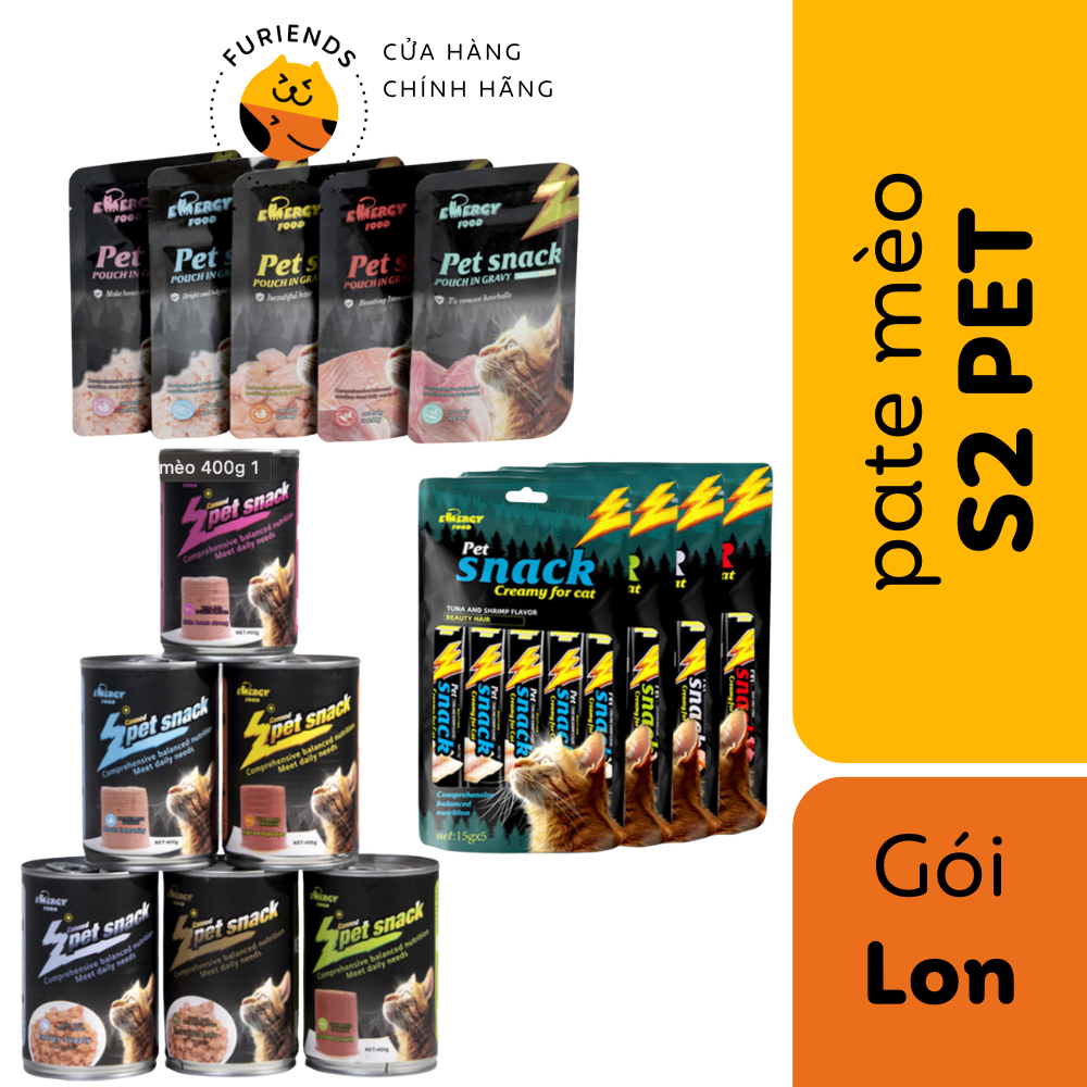 Pate S2PET 100% real meat, rich in nutrients for cats, super delicious ...