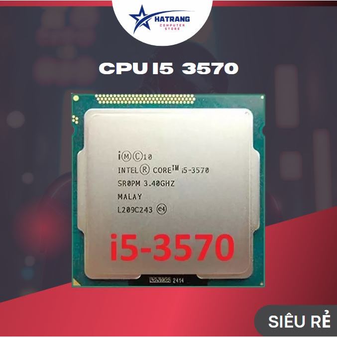 Cpu i5 3570/3470 core i5 processor running main socket 1155 (4 cores 4 ...