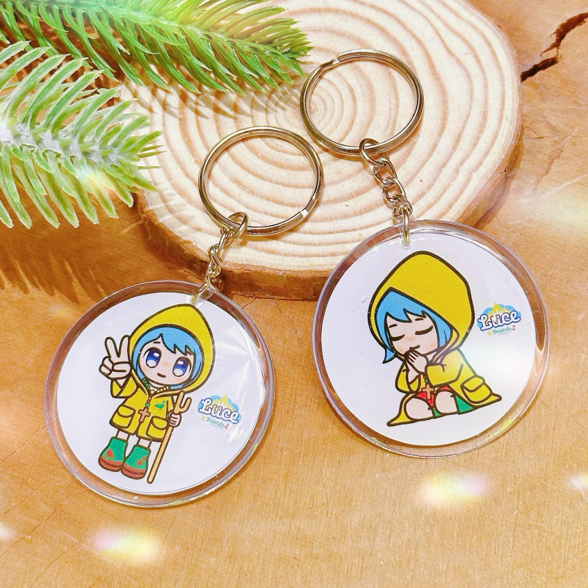 Luce flexible keychain - Mascot of the year of the saint 2025 Vatican ...