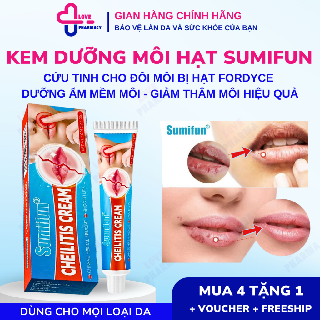 FORDYCE SUMIFUN seed lip cream nourishes lips, improves dry dark lips, savior for Genuine lips ...