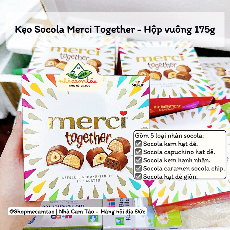 Merci Together Chocolate Candy - Square box 175g | Shopee Malaysia