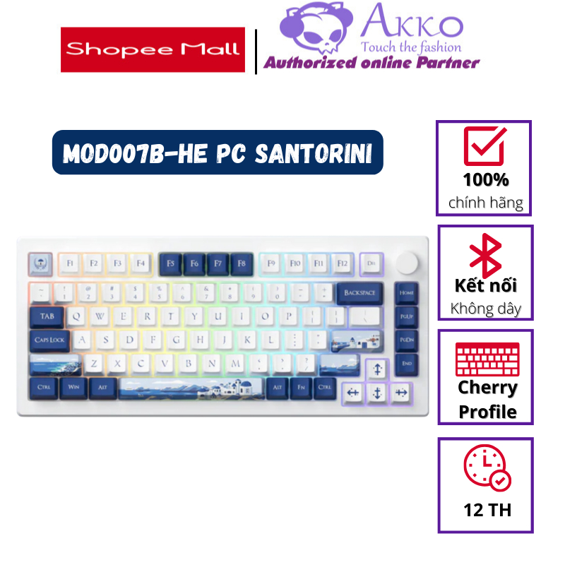 Free cooling fan - AKKO MOD007B-HE PC Santorini Sakura Pink Magnetic ...