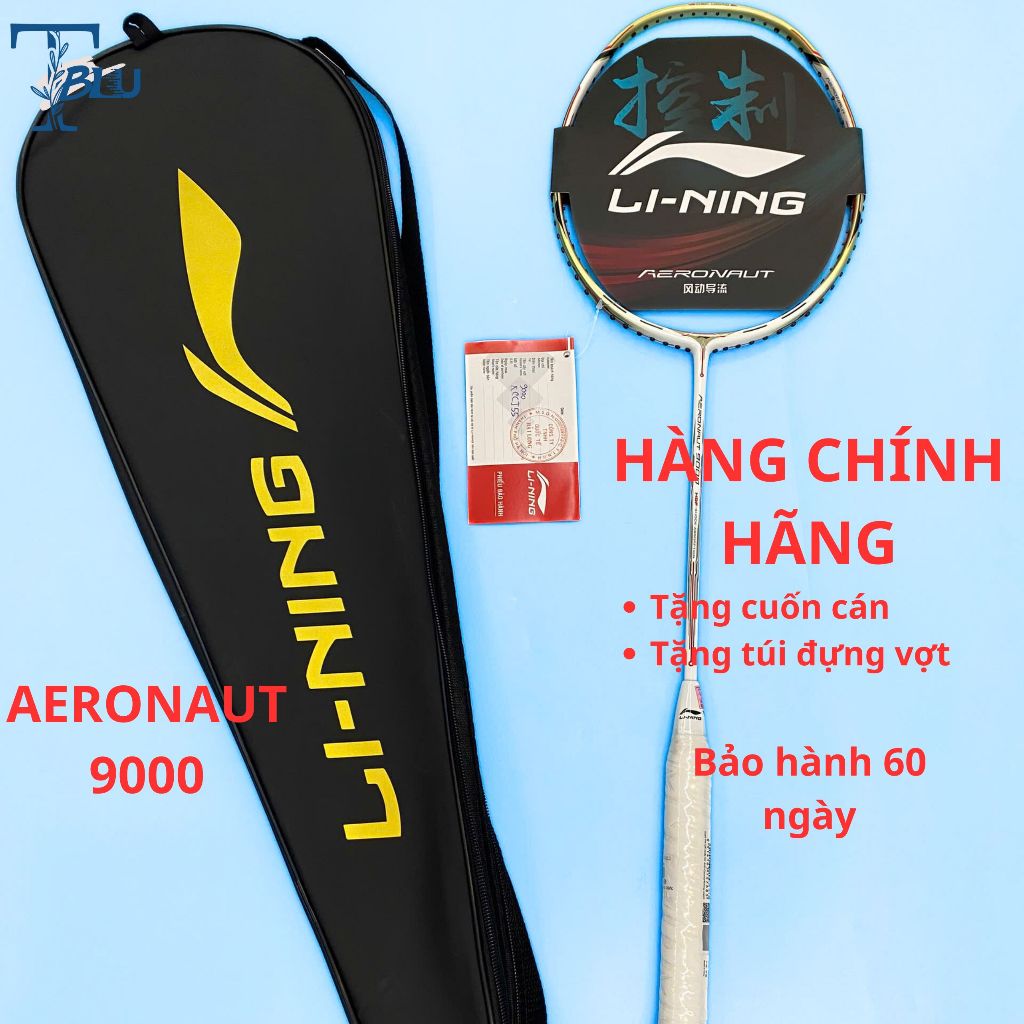 Genuine Li-Ning AERONAUT 9000 3U 4U Badminton Racket | Shopee Malaysia