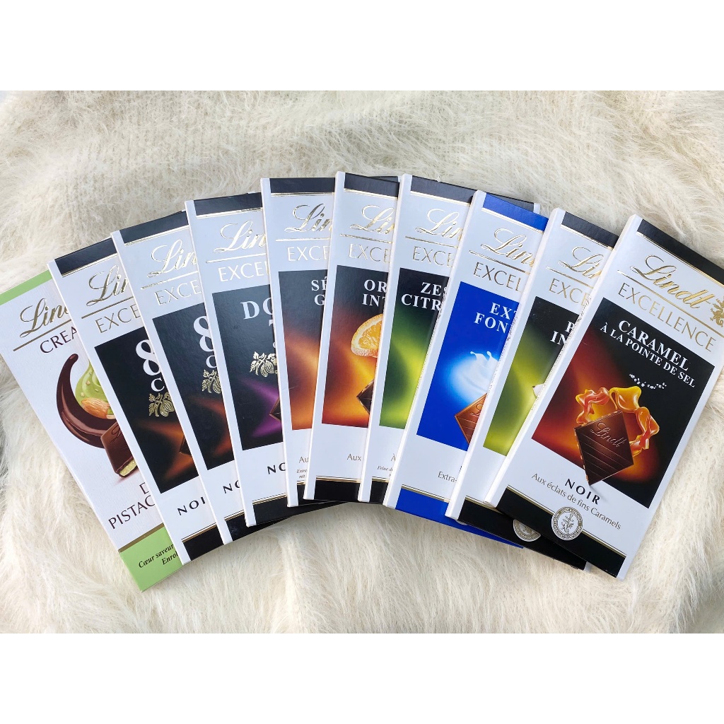 [Portable French chocolate] French portable Lindt Excellence chocolate ...