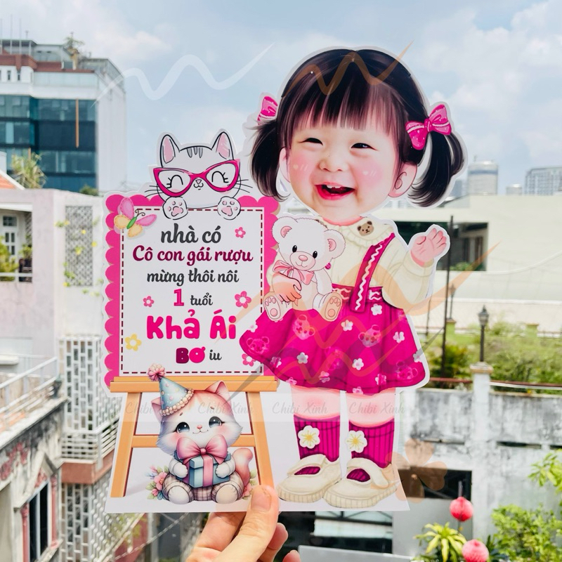 Chibi thank you little girl approving samples before printing | Shopee ...