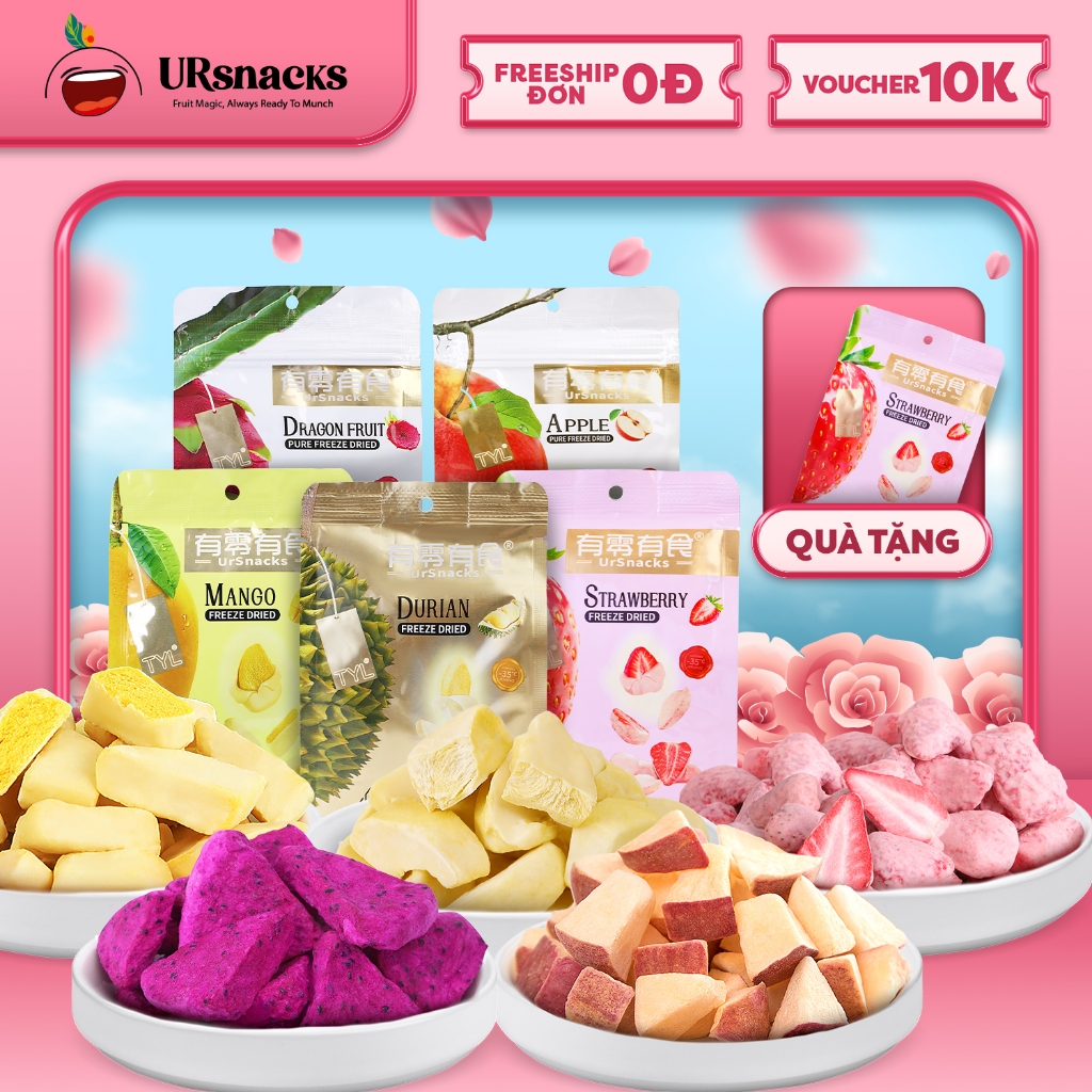 [COMBO Mix 5 TYPES] Durian, Mango, Strawberry, Apple & Pure Delicious ...