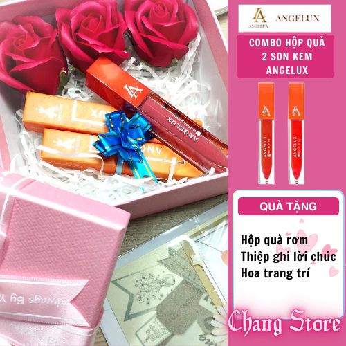 Gift box of 2 Angelux matte lipsticks for girlfriend - CHANGSTORE lead ...