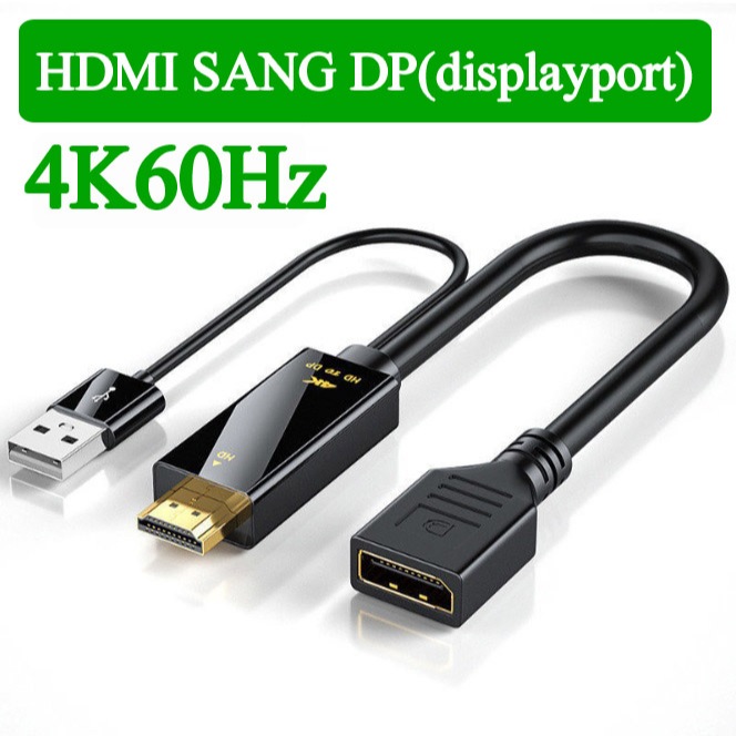 Hdmi to DP Cable 60Hz Resolution for Pc Laptop Projector TV Monitor ...