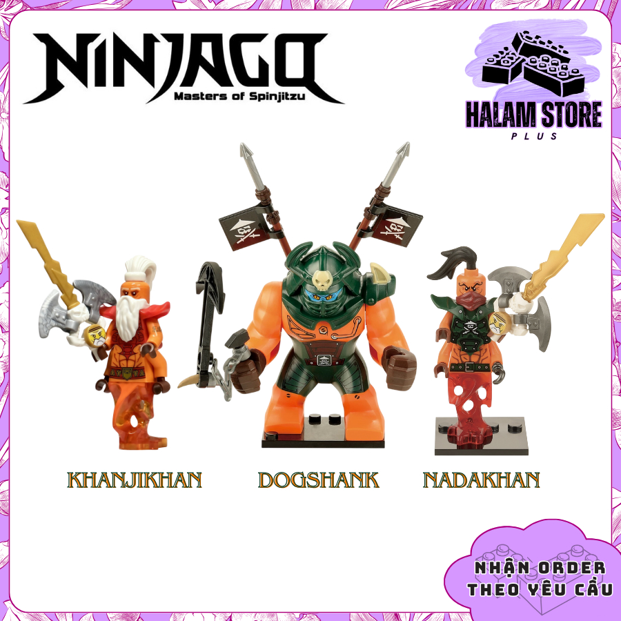[Halam Store] Ninjago Dogshank Nadakhan minifigures assembly toy ...