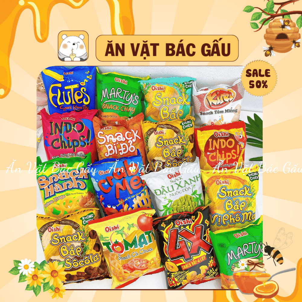 (PACK Of 12G) Genuine Oishi Snacks with many flavors to choose from ...