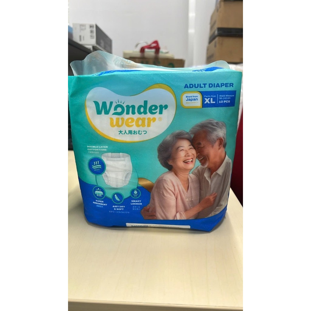 Wonder Wear adult diapers size L (10 pieces/pack), hip circumference 76 ...