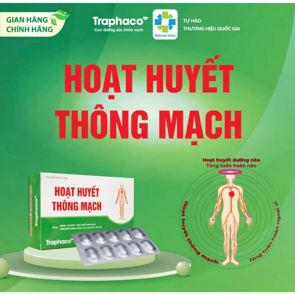 (Traphaco) Active blood circulation 30 tablets | Shopee Malaysia