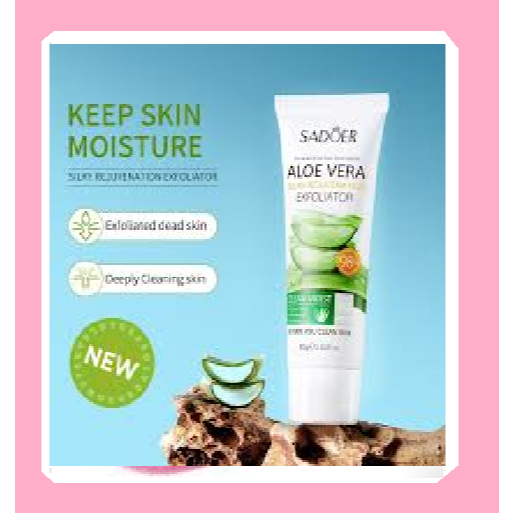 Sadoer Aloe Vera Exfoliating Gel for Rejuvenation and Anti-Acne 80g | Shopee Malaysia