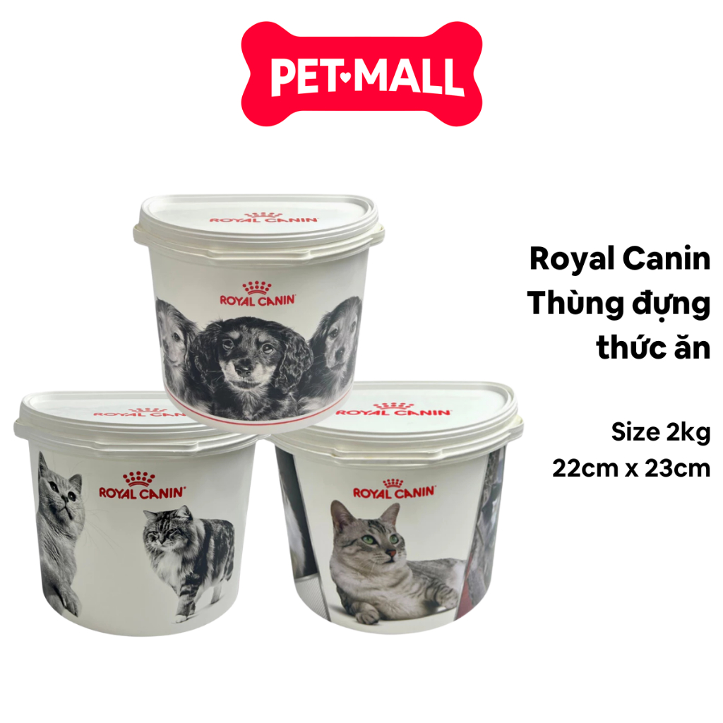 Royal Canin food container 2kg - Size 22x23cm Petmall | Shopee Malaysia
