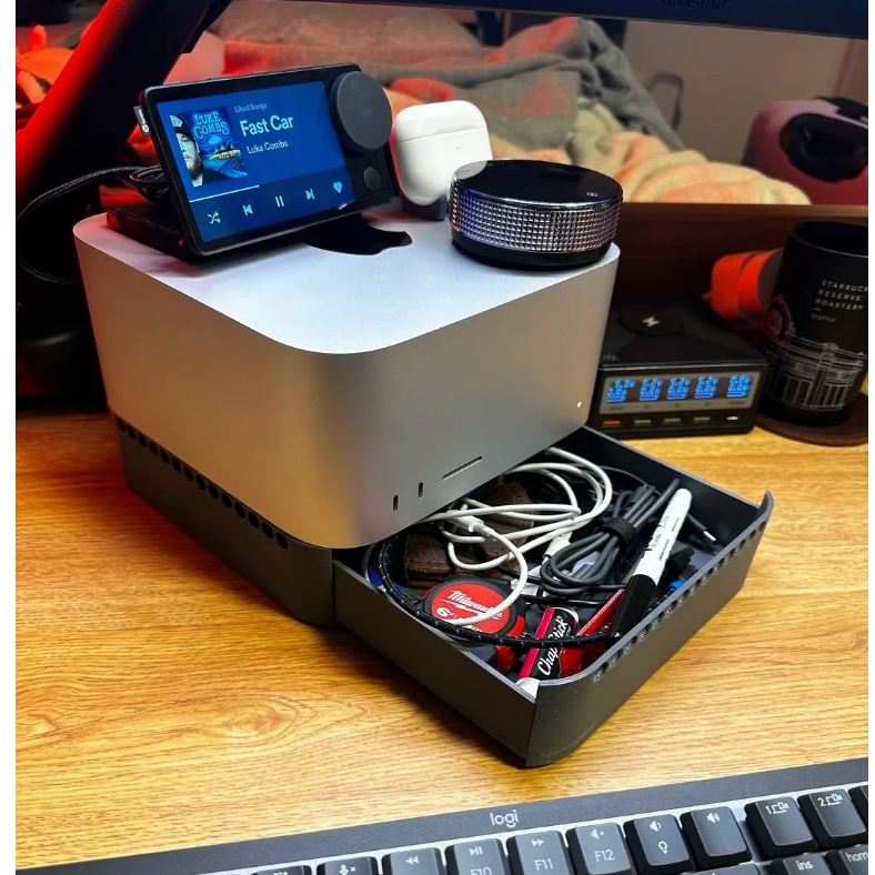 Mac Studio base combined with Drawer & Ventilation Holes - M87 | Shopee ...