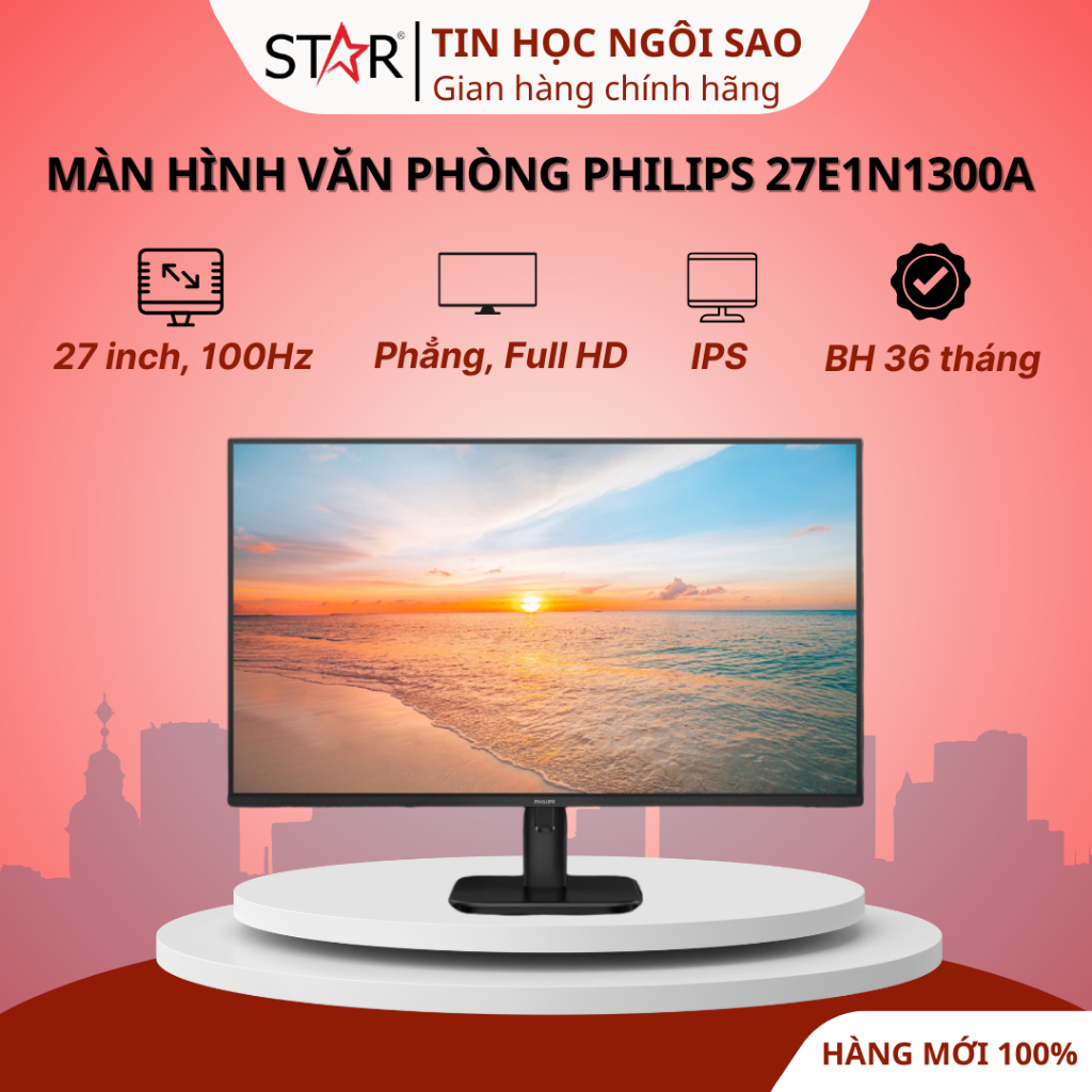 Philips Office Monitor 27E1N1300A | 27 inch, Full HD, IPS, 100Hz, 1ms ...