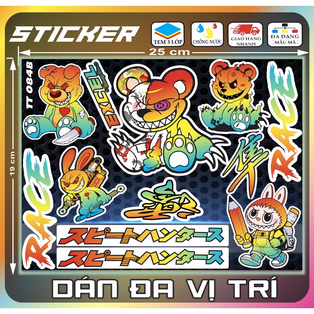 Combo of Stickers, Pre-cut Stickers according to the Image Multi ...