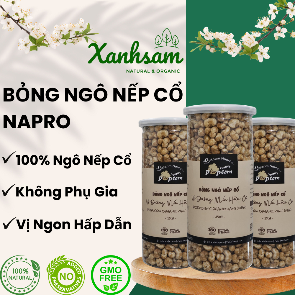 Antique Sticky Rice Corn Flakes - 150gr - VIETNAM NAPRO - XANHSAM ...