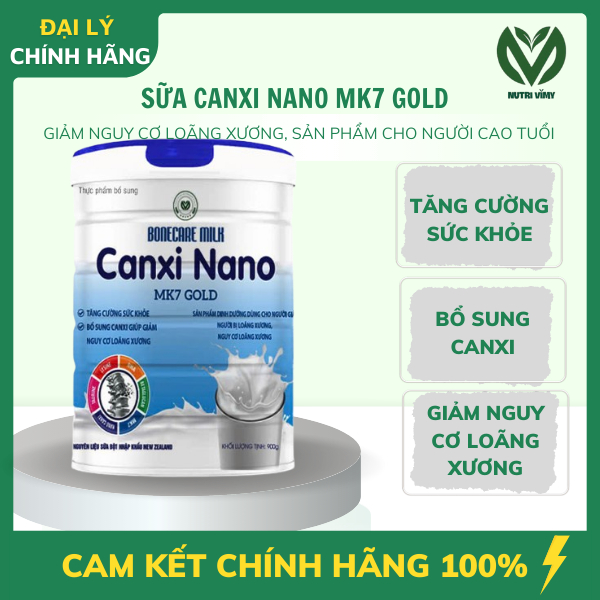 Nano Calcium Milk MK7 Gold 900g calcium supplement for the elderly ...