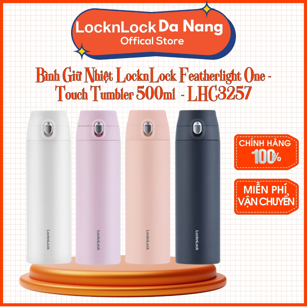 Locknlock Featherlight One - Touch Tumbler 500ml - LHC3257 Lock&Lock ...
