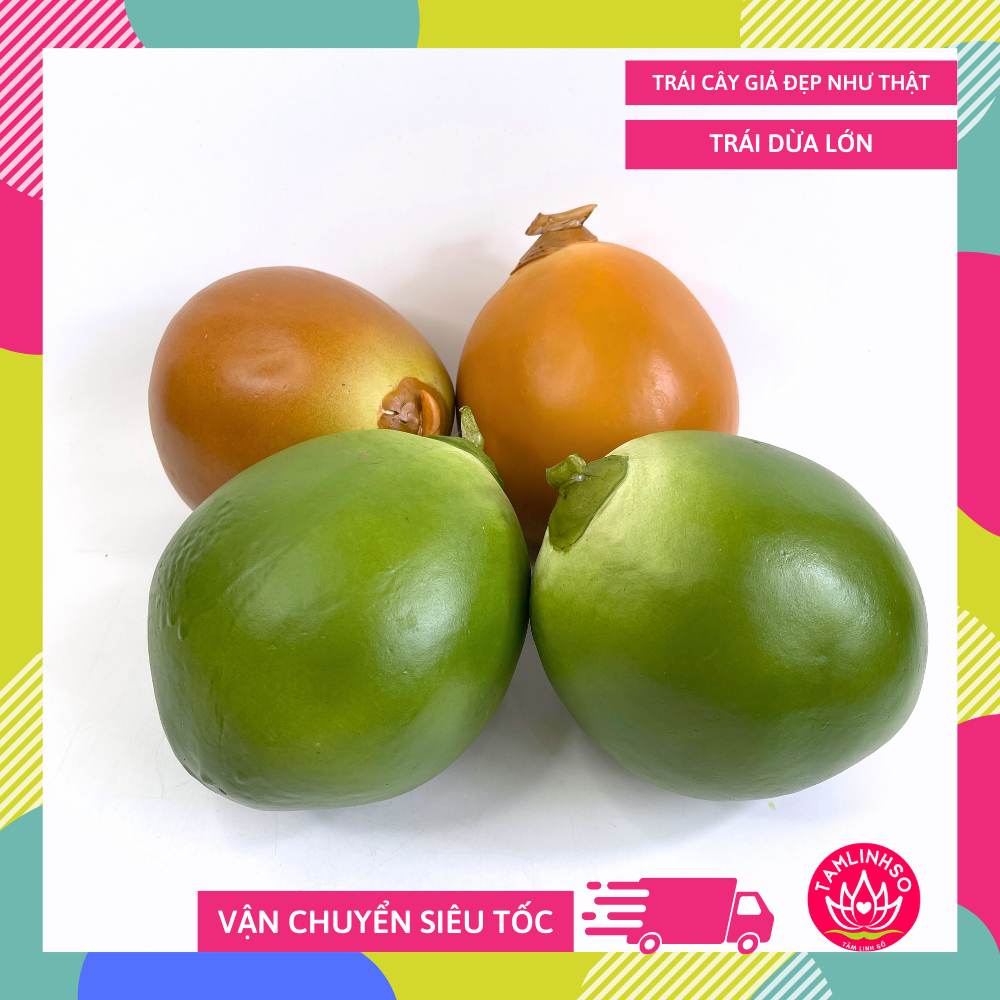 Fake fruit, large size coconut, super realistic, fake coconut fruit ...