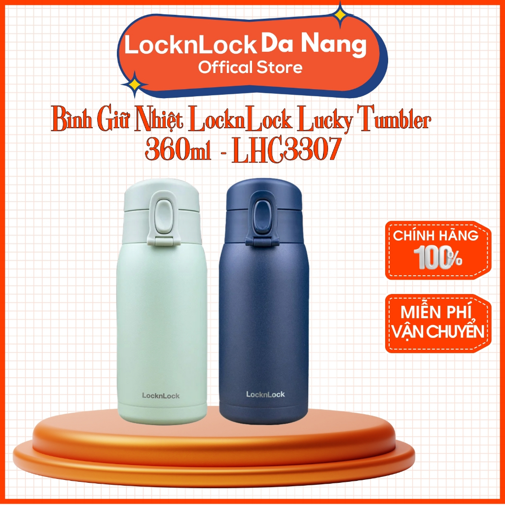Locknlock Lucky tumbler 360ml 2 Colors - LHC3307 Stainless Steel Lock ...