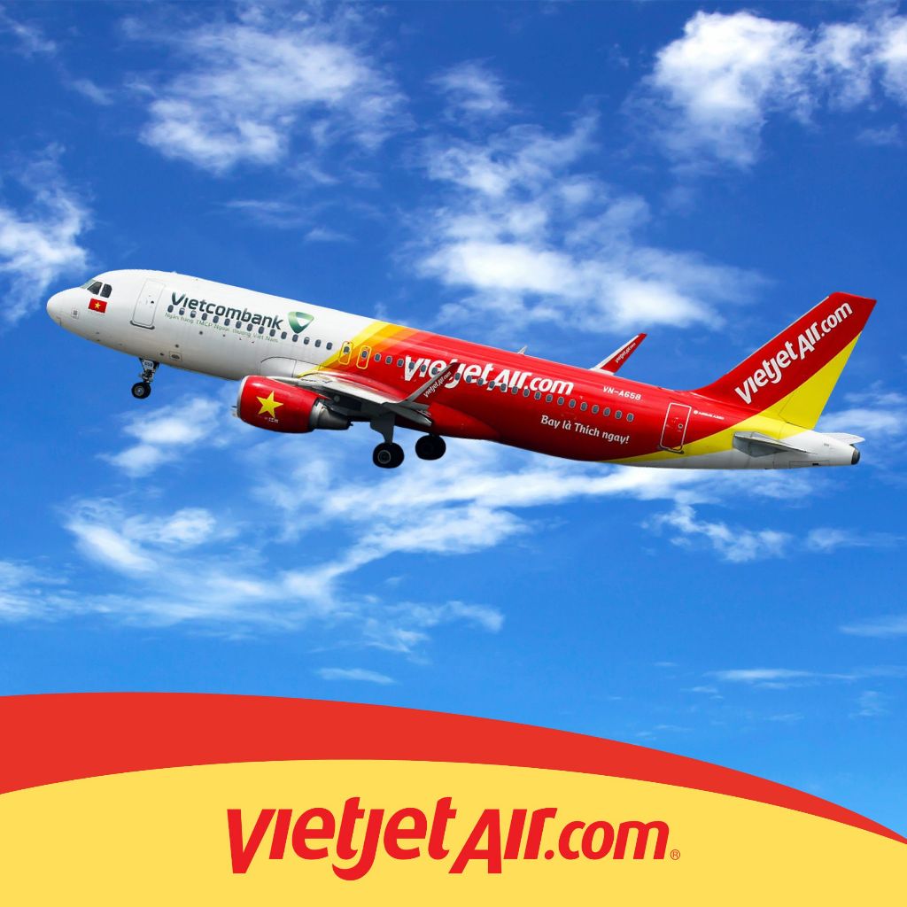 Airbus A321 VietJet Air Commercial Airplane Paper Model - Vietcombank ...