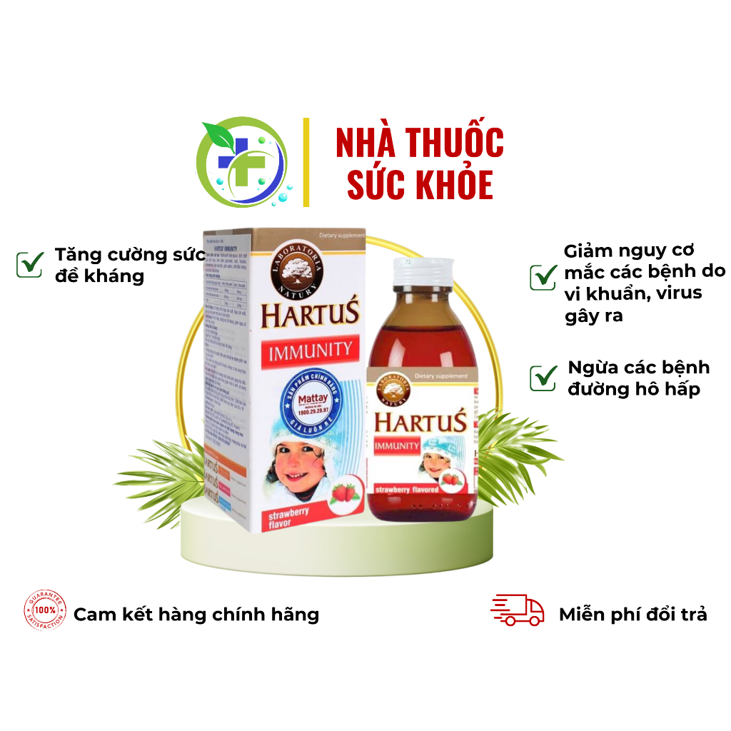 [Date March 20, 25] Hartus Immunity strawberry flavor - Helps increase ...