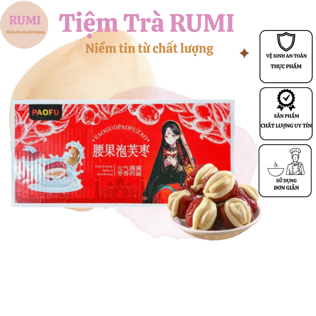 1kg Red Apple Candy Clipped with Camel Milk and Cashew Nuts, Easy to ...