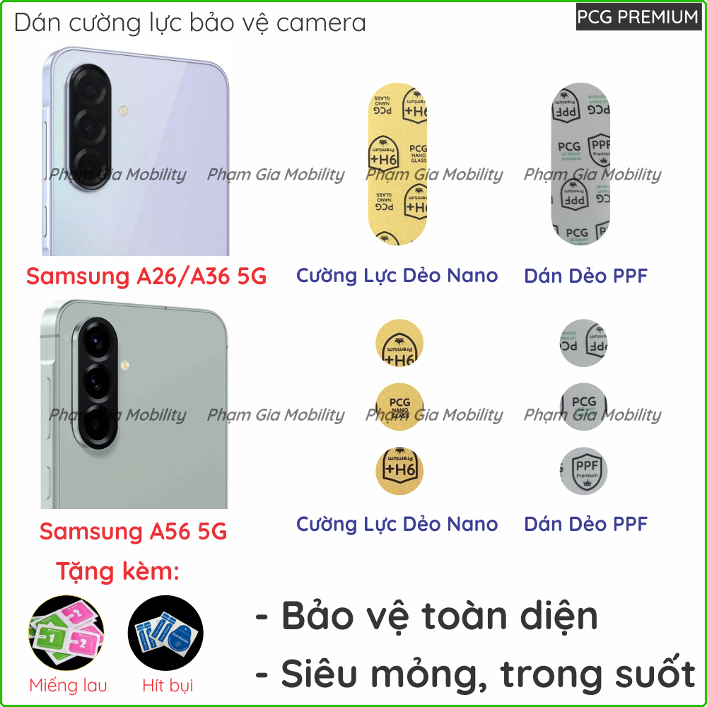 (Buy 1 get 1 free) Tempered camera protection film for Samsung A26 5G ...