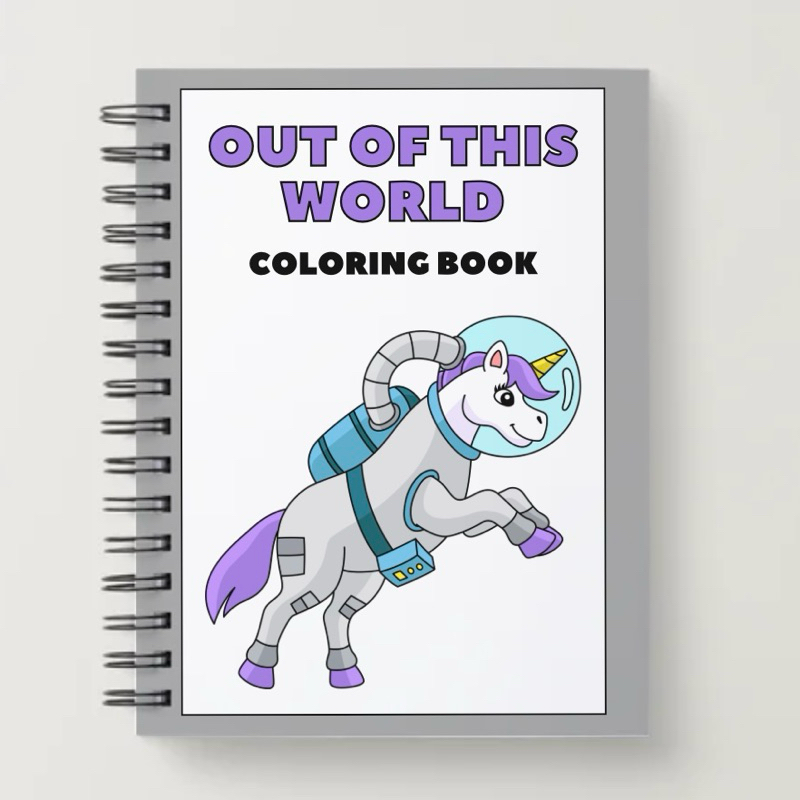 XO Cb09 Out of this world (Spring binding, 180gsm thick paper) - Set of ...