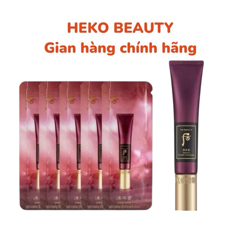 Whoo Red Wrinkle Removal Cream Pack for face, eyes, mouth corners, nose ...