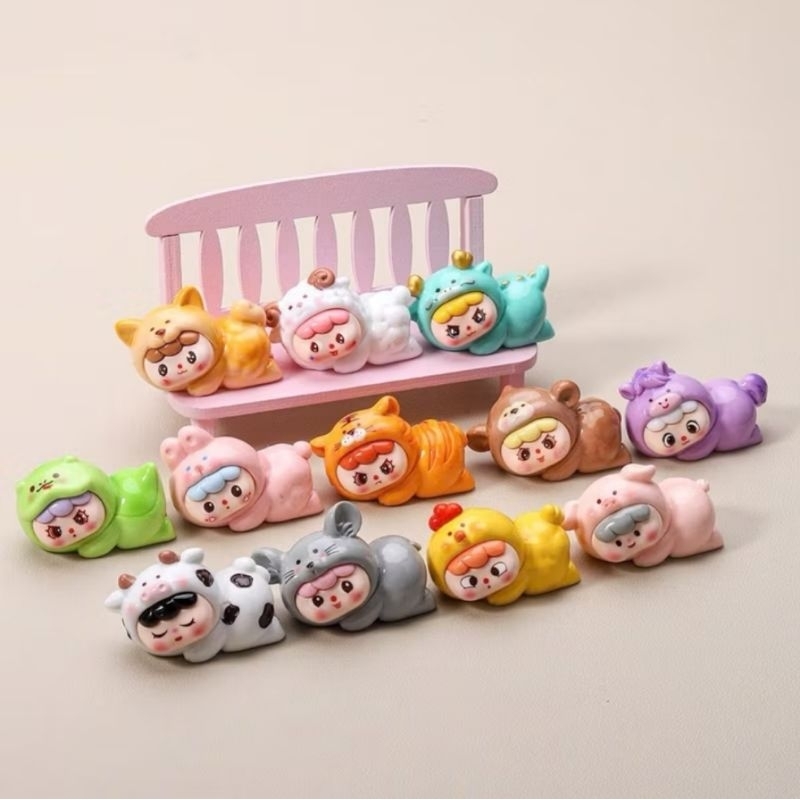 Baby three blind bag with 12 zodiac animals is very beautiful and shiny ...