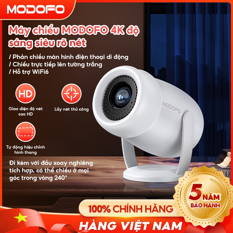 Modofo WiFi 6 11 projector movie projector supports mobile screen ...
