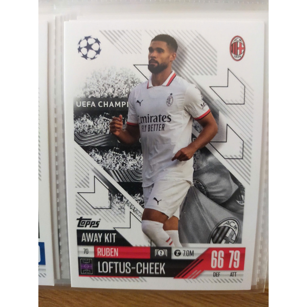 Topps Match Attax 24/25 EXTRA Away Kit Ruben Lofus-Cheek Football Card ...
