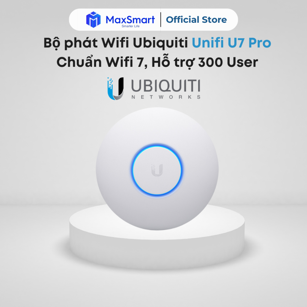 Wifi Ubiquiti UniFi U7 Pro – Access Point WiFi 7, Supports 300 Users ...