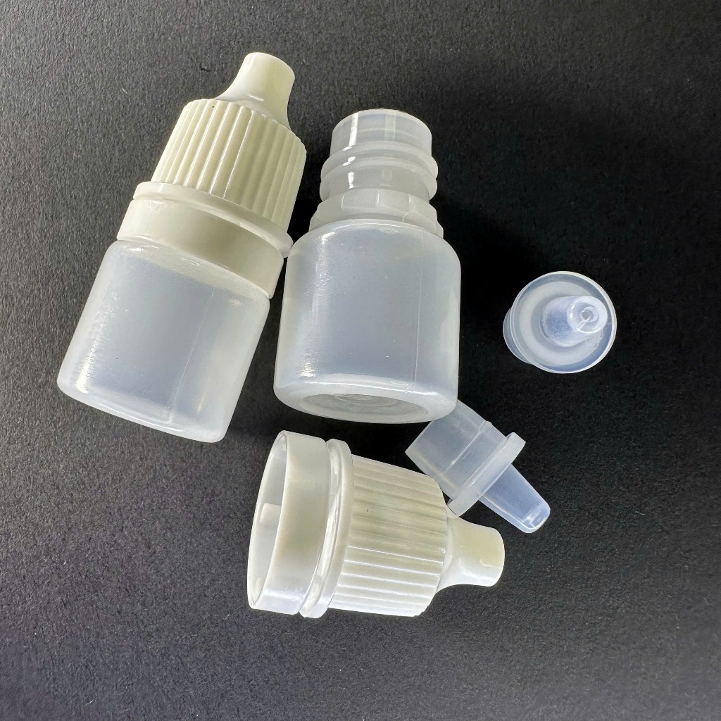 3ml empty plastic bottle (combo of 100 bottles) for eye drops including ...