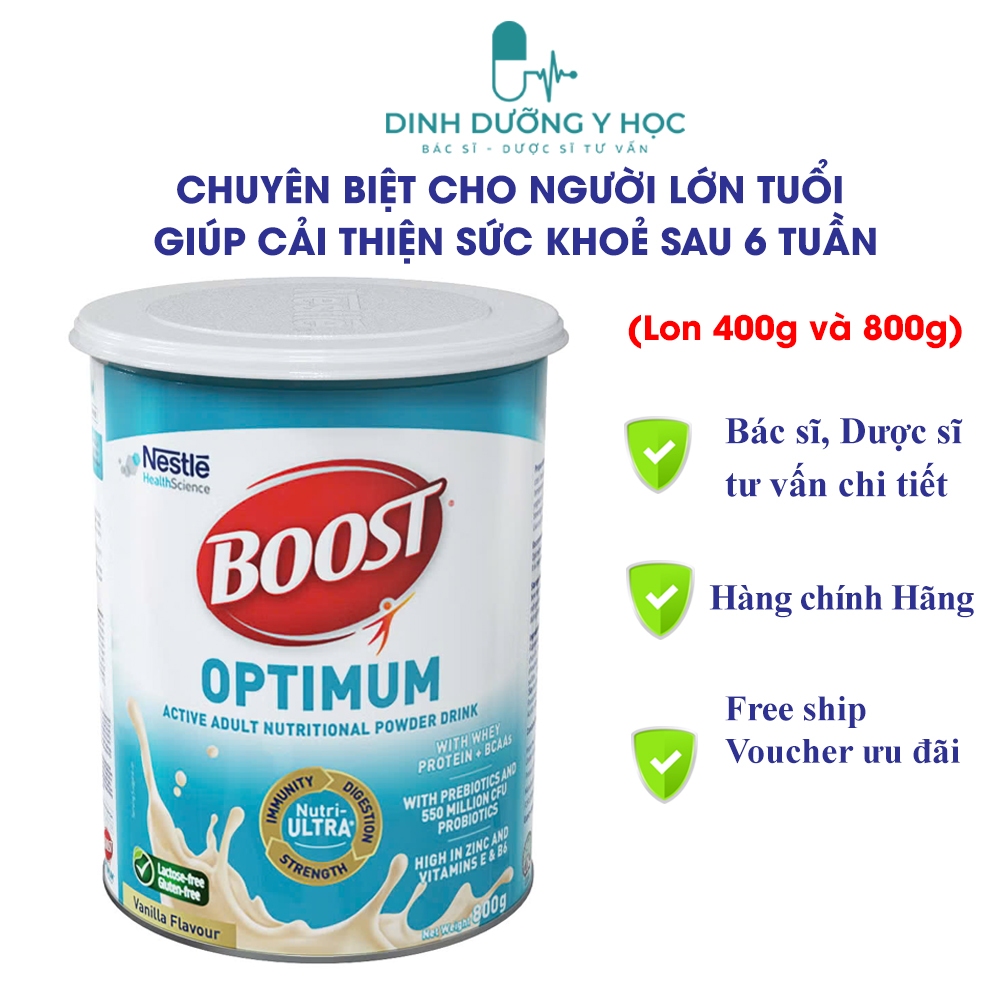 Boost Optimum milk from Nestle Switzerland Nutrition for the elderly ...