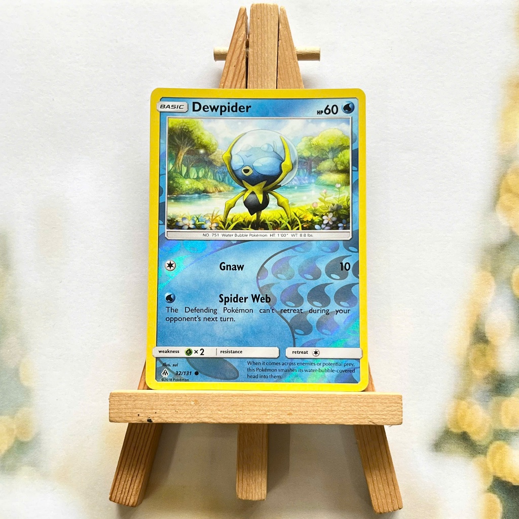 Pokemon Dewpider 32/131 Picture Card - Sun & Moon: Forbidden Light ...
