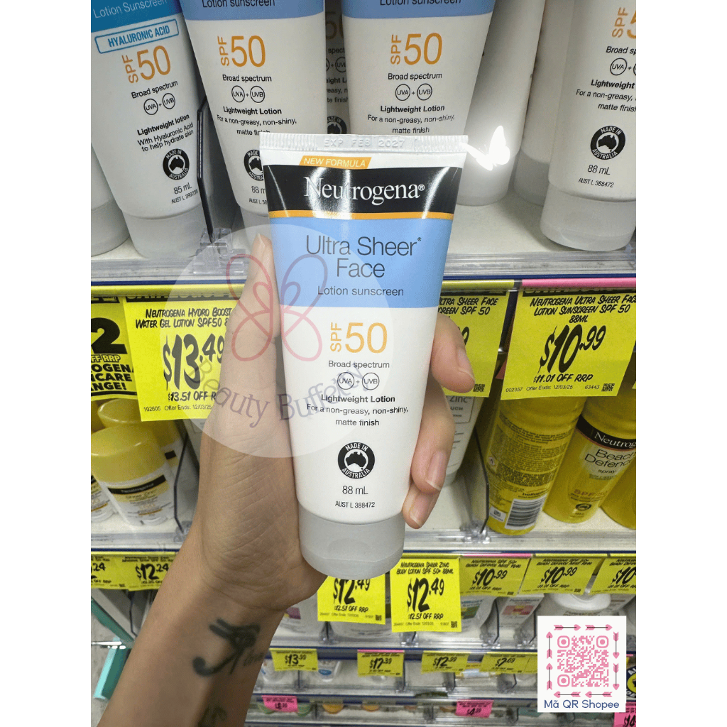[AUSTRALIAN Standard PRODUCTS] [NEW MODEL] Neutrogena Ultra Sheer ...