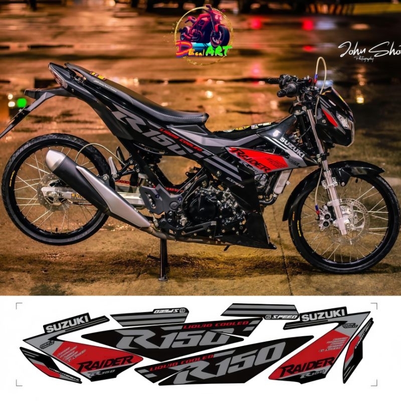 Raider Fi 150cc removable stamp - Model R150 [9 colors]. High Quality ...
