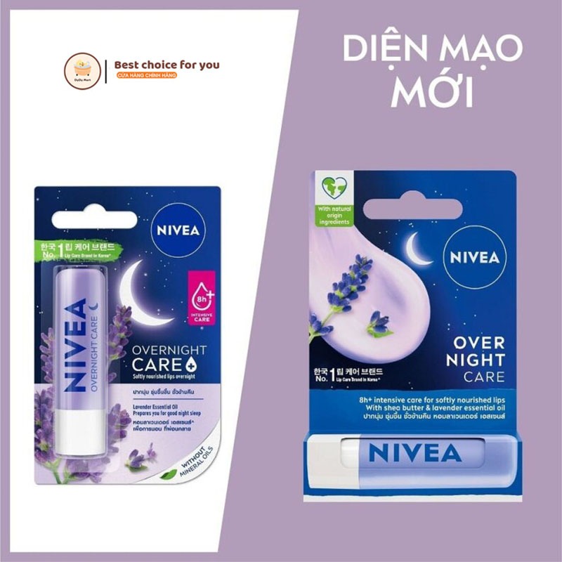Nivea Overnight Care Night Lip Balm 4.8g | Shopee Malaysia