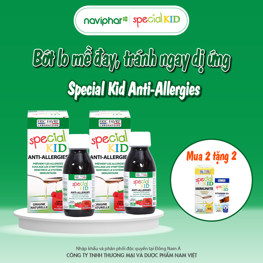 Special Kid Anti-Allerges Syrup - Supports reducing Allergies, rashes ...