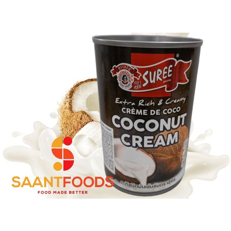 Suree Thai coconut milk fat 20-22% - 400ml can | Shopee Malaysia