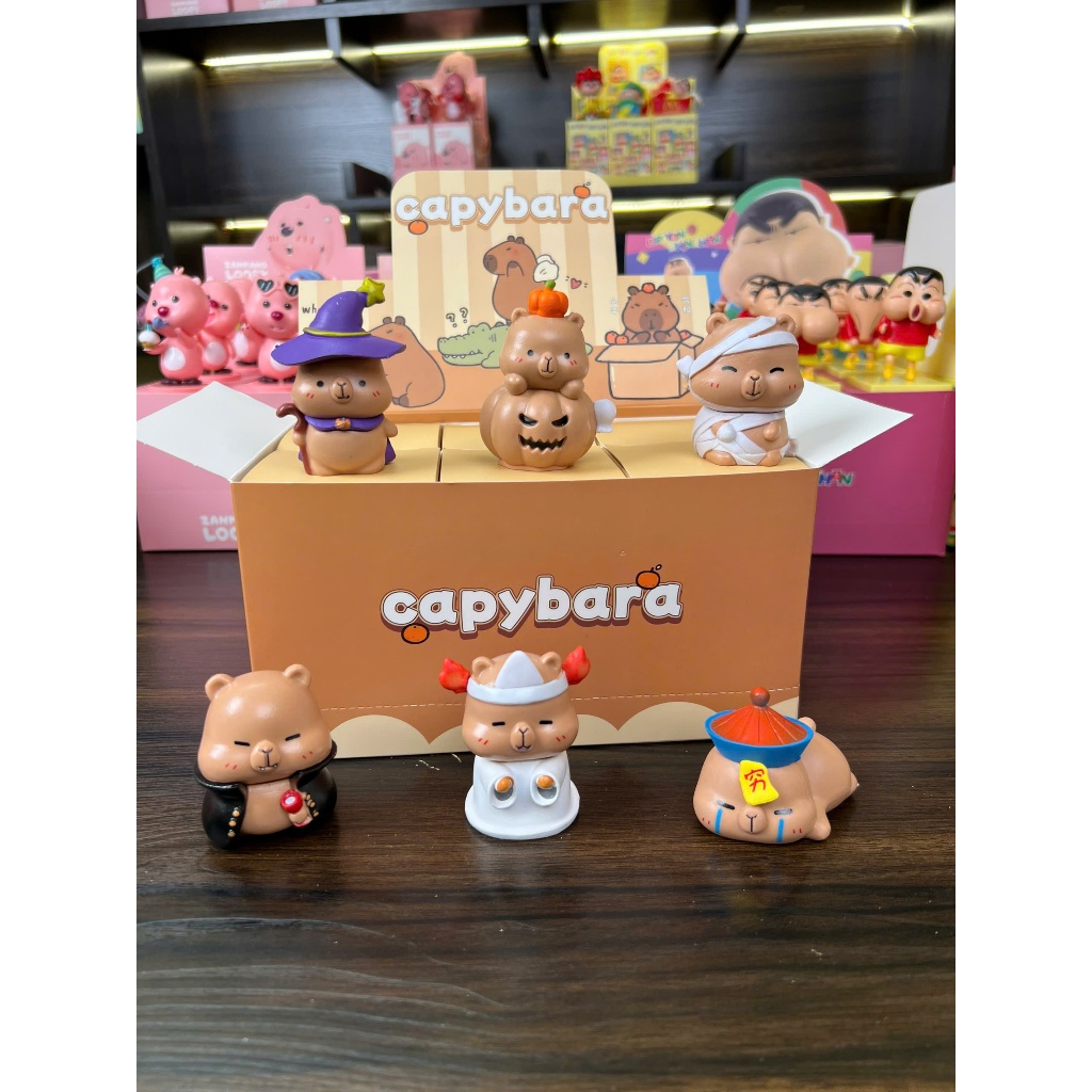 (Capybara Halloween) Blindbox blind box cartoon character Capybara ...