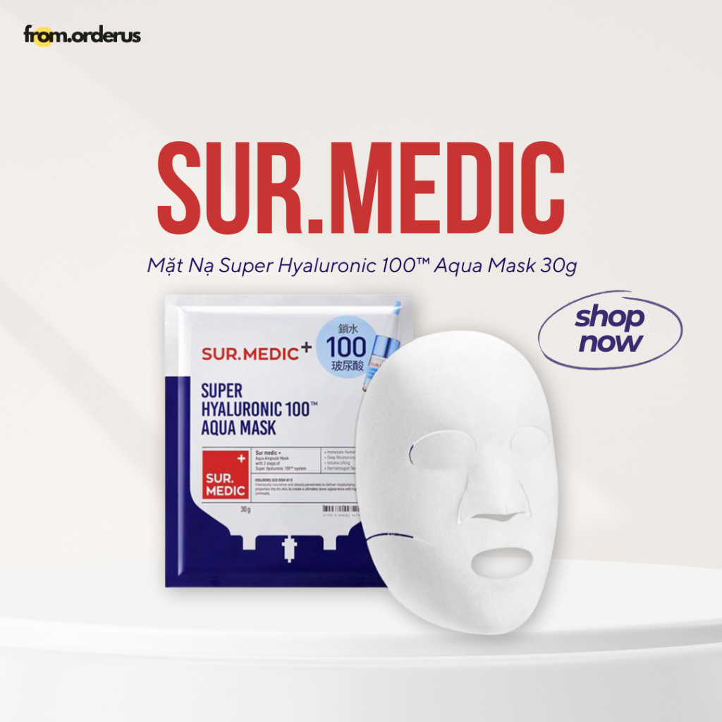 [Chinese Stamp] Sur.Medic Intensive Skin Care Super Hyaluronic 100 Aqua ...