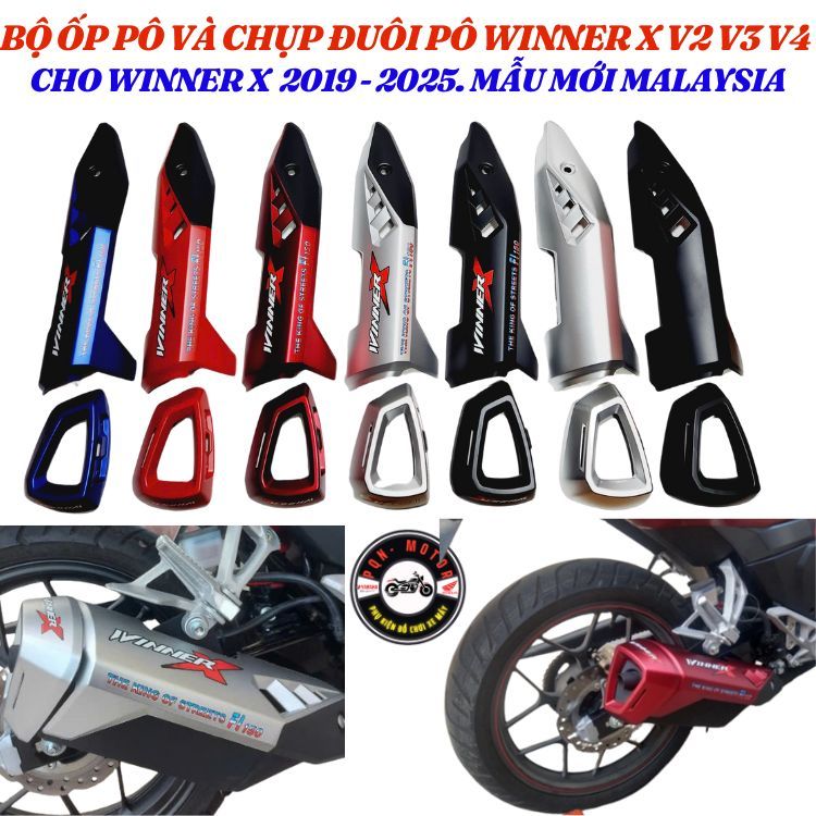 Winner X V2 V3 V4 Muffler and Tail Cover Set From 2019- 2025. New Model ...