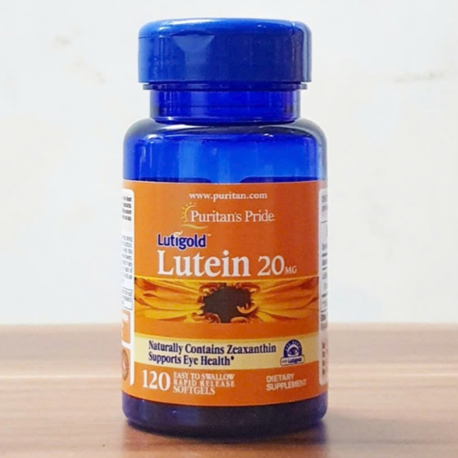 Lutein luitigold lutein eye supplements 20mg 60 pills, 120 puritan's ...